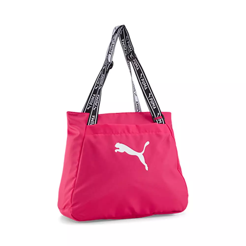 Спортивна сумка жіноча Puma AT ESS Tote Bag малинового кольору ᐉ Купити ...